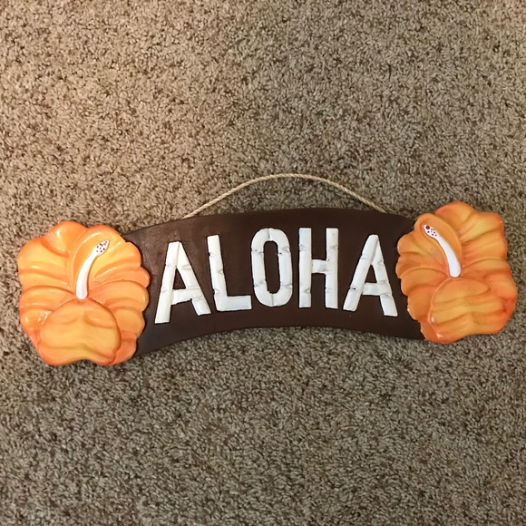 Wall Decor | Aloha Wood Sign | Poshmark
